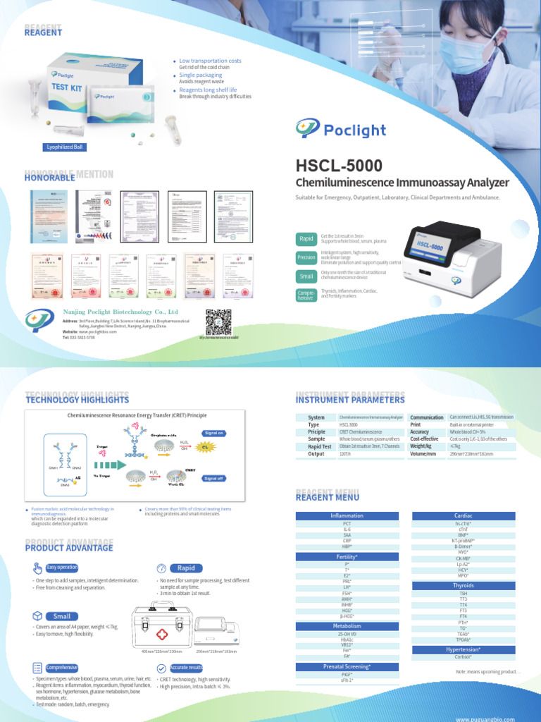 HSCL-5000 Chemiluminescence Analyzer | PDF | Physical Sciences