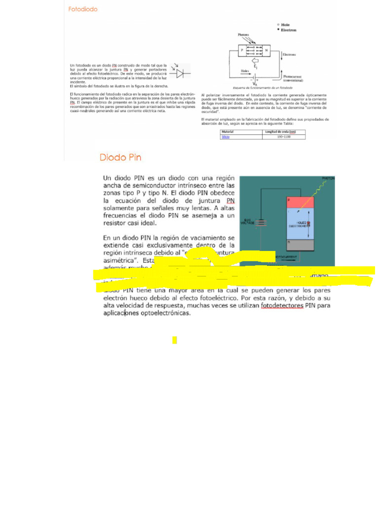 Unidad 4 Optoelectrónica y Dispositivos de Potencia | PDF