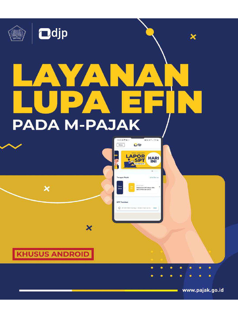 Lupa EFIN - MPajak | PDF