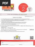 Silverzone Olympiad Sample Question and Answer Sheet | PDF