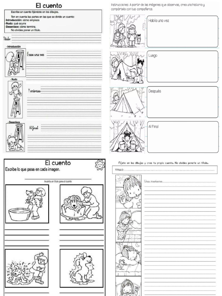 Creación de Cuentos Con Imágenes | PDF