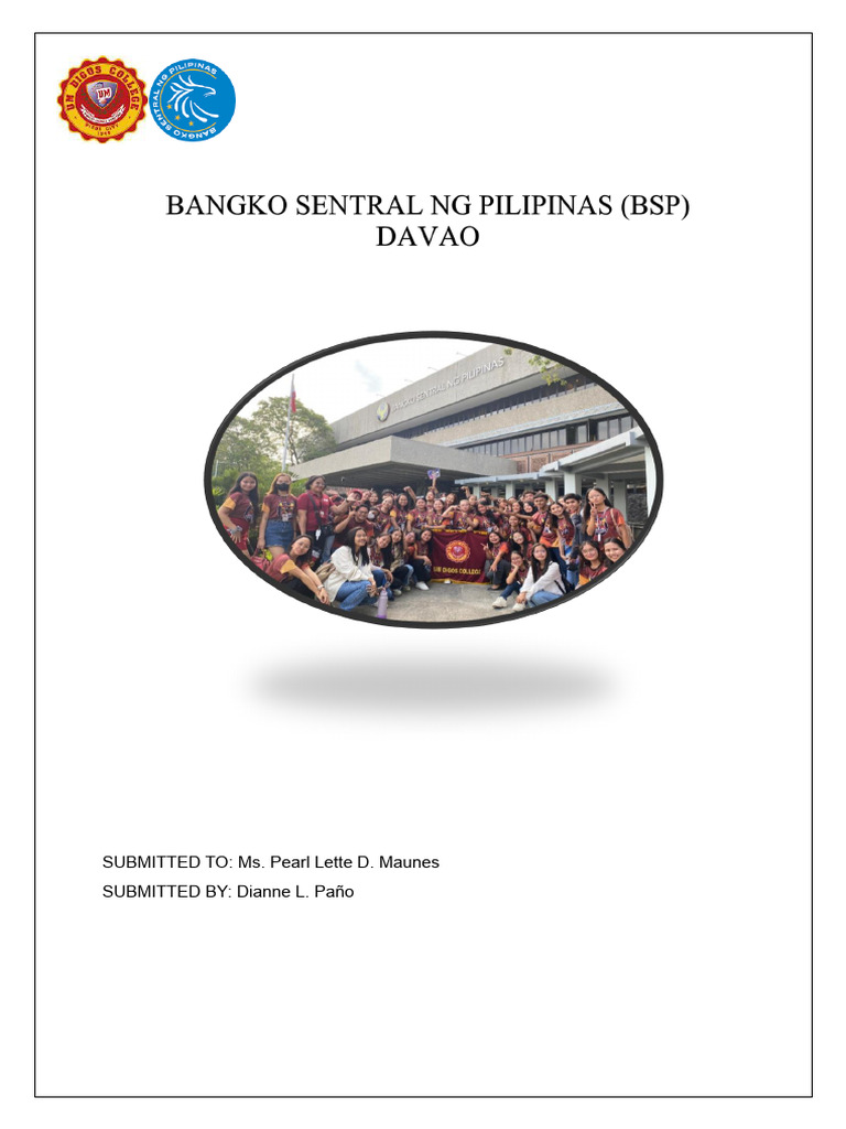 BSP Reflection | PDF | Currency | Monetary Policy