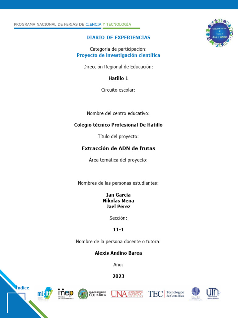 Feria Científica 2023 1 Pdf