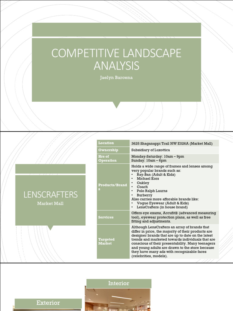 Competitive Landscape Analysis | PDF