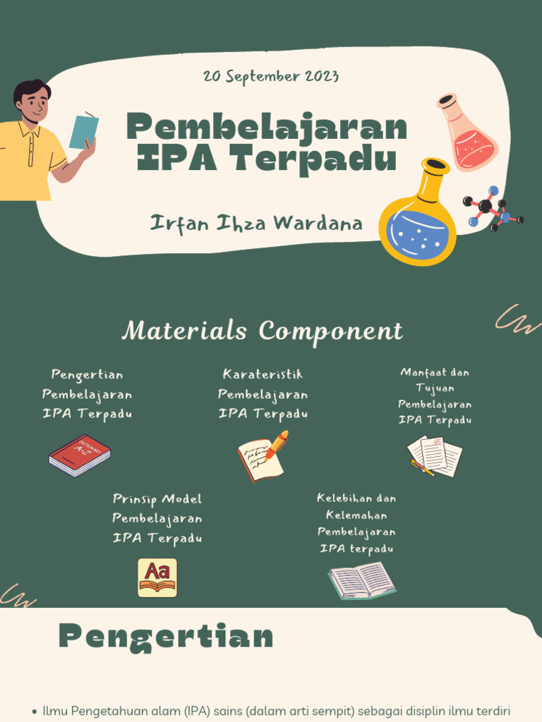 Arti dan Manfaat IPA Terpadu | PDF | Karier & Perkembangan | Sains ...