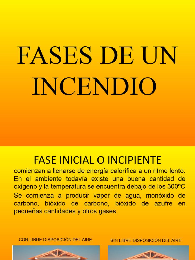 Fases de Un Incendio | PDF