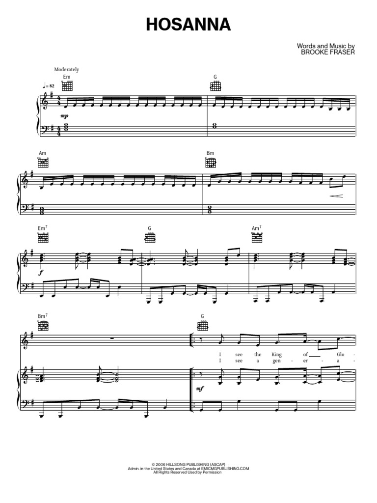 HOSANNA | PDF