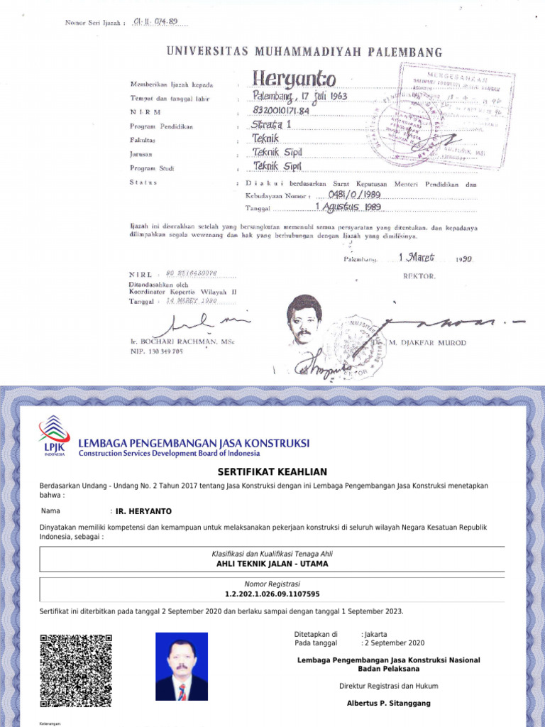 Reff. Ir. Heryanto | PDF