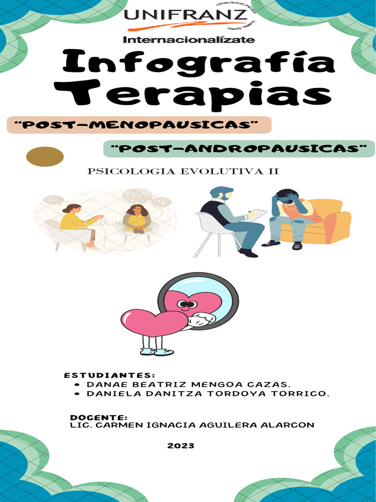 Infografia Terapias Evolutiva 2 | PDF | Terapia de conducta cognitiva ...