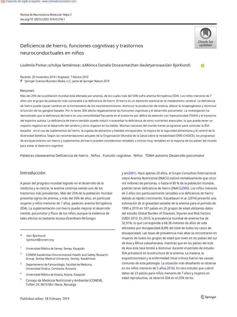 Iron deficiency-2019-PIVINA - En.es TRADUCIDO | PDF | Desorden ... Iron deficiency-2019-PIVINA - En.es TRADUCIDO | PDF | Desorden ...