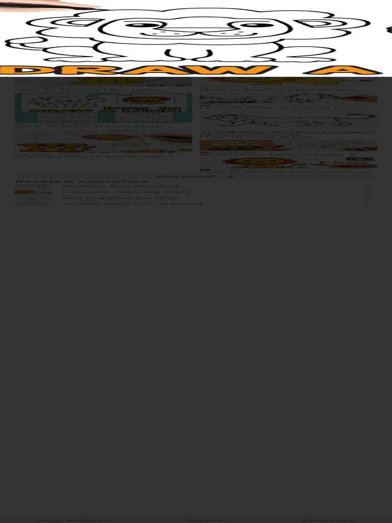 Searchq How+to+Draw+a+Lion&Rlz 1CDGOYI EnUS865US865&Oq How+to+Draw+a+Li ...