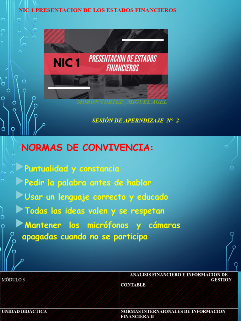 2 2 Nic 1 Presentacion de Los Estados Financieros | PDF | Finanzas y administración del dinero ...
