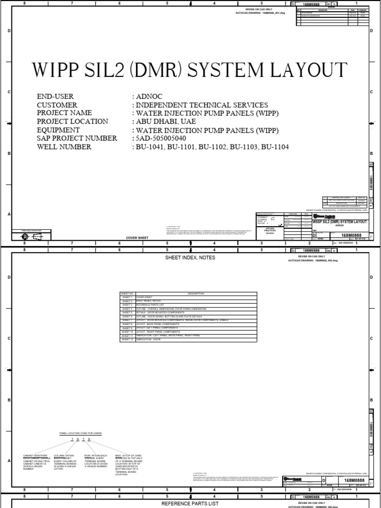 PLC Panel Layout 168M0888 - A | PDF