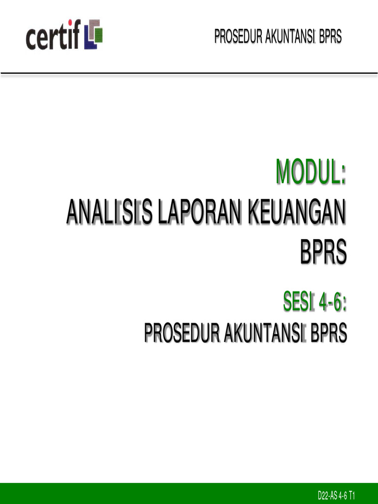 D22-As 4-6 Prosedur Akuntansi BPRS | PDF