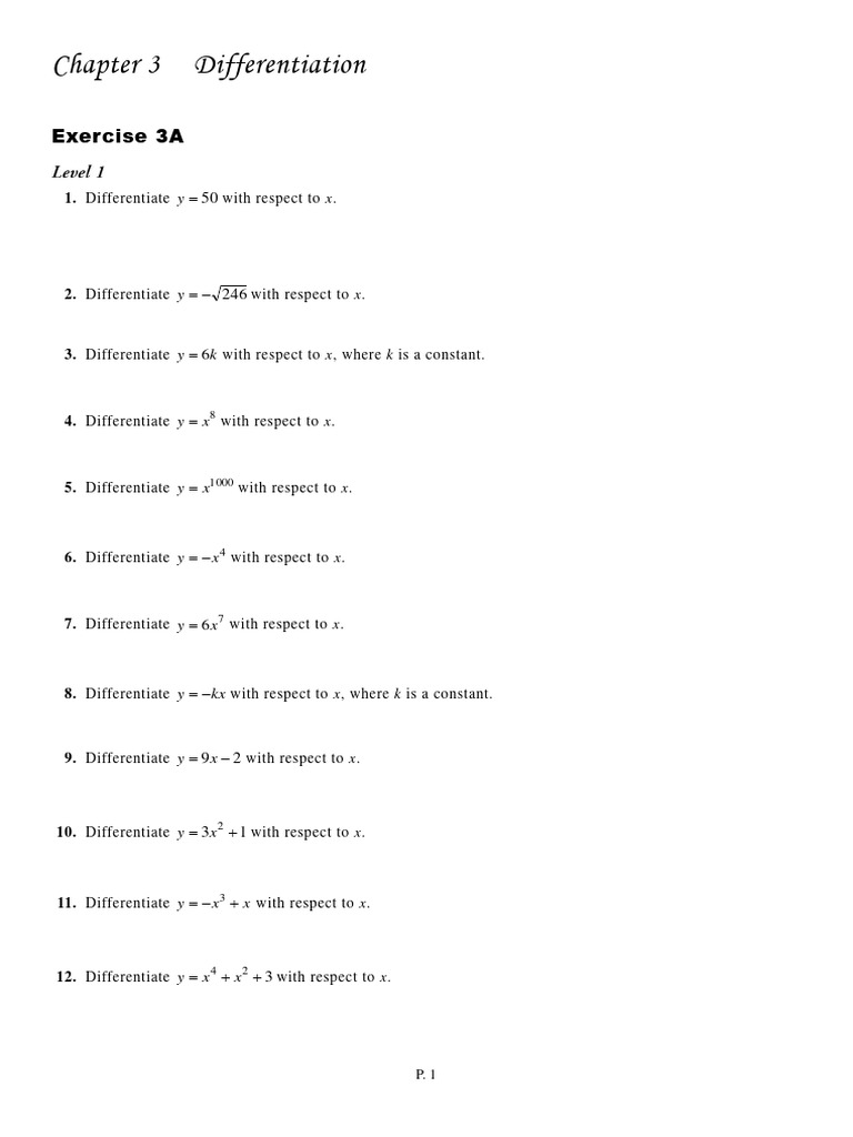 Chp3 Differentiation | PDF | Mathematics | Mathematical Analysis Chp3 Differentiation | PDF | Mathematics | Mathematical Analysis