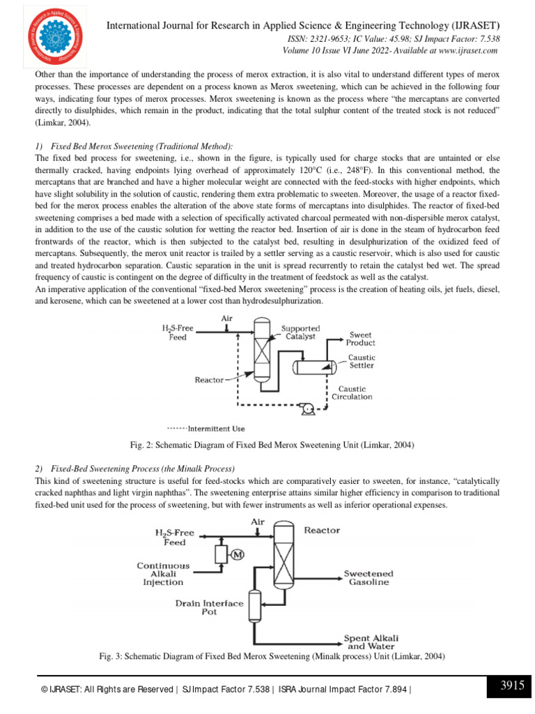 Desulphurization of Jet Fuel Using Merox-7 | PDF