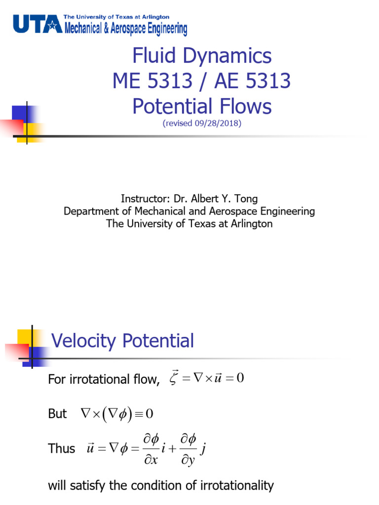 Potential Flows | PDF