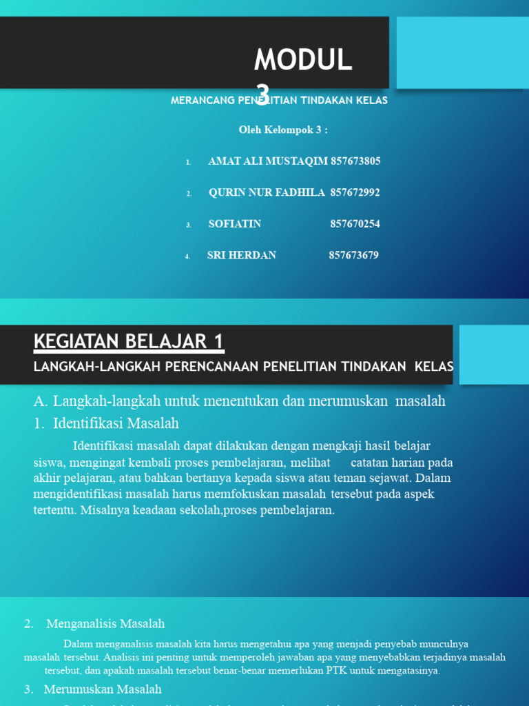 PTT Modul 3 PTK | PDF