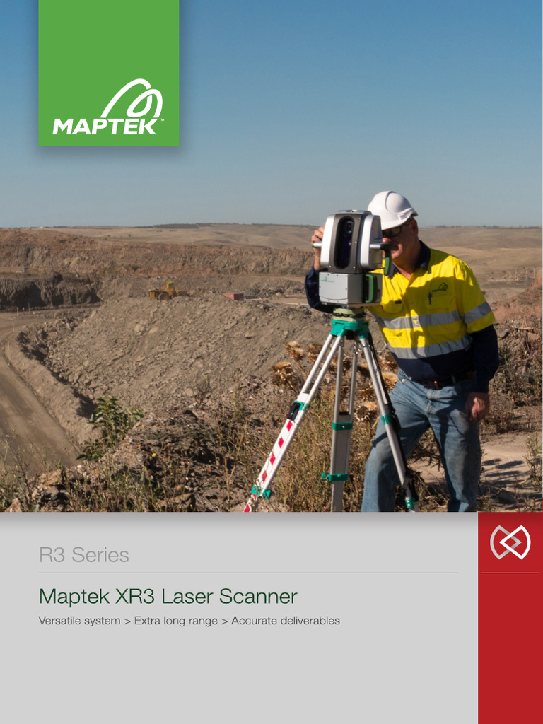 Brochure TLS Maptek XR3 3D Scanner | PDF