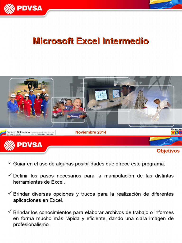 Excel Intermedio: Fórmulas y Funciones | PDF | Hoja de cálculo ...