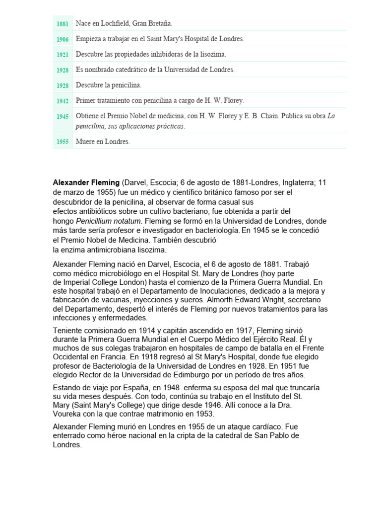 Alexander Flaming | PDF