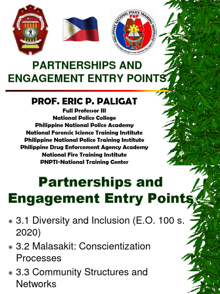 Partnerships and Engagement Entry Points | PDF