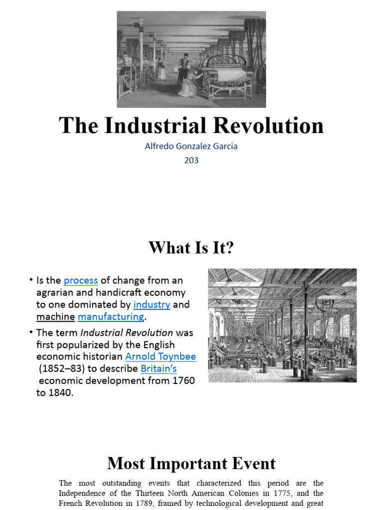 Overview of the Industrial Revolution | PDF
