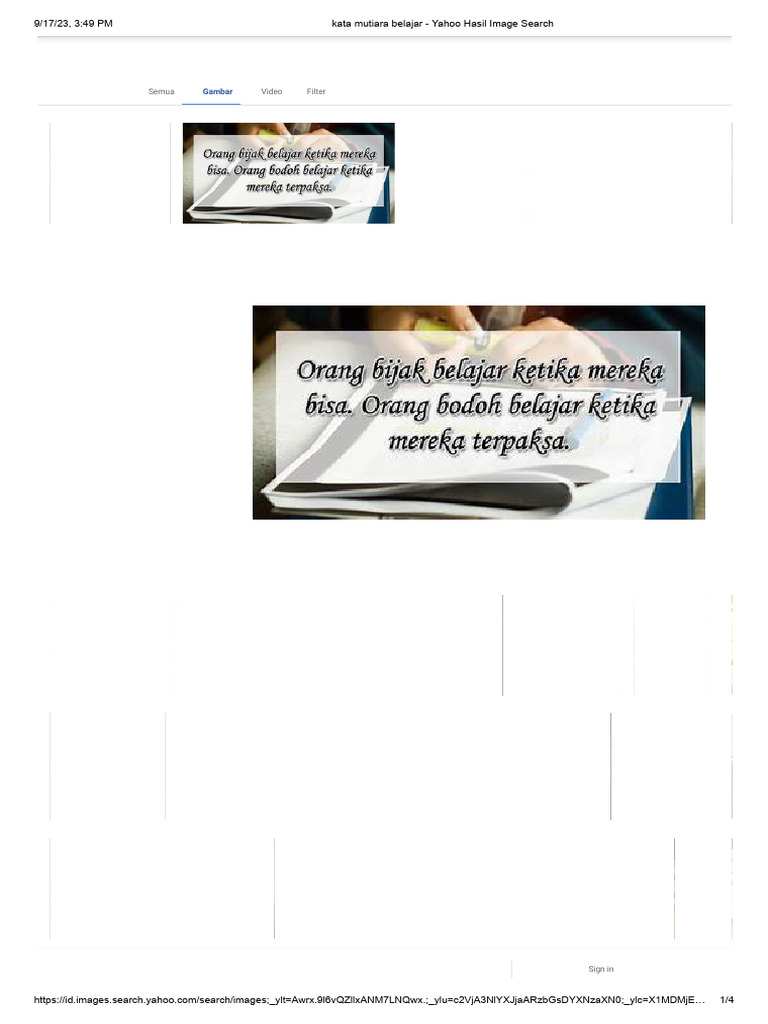 Kata Mutiara Belajar - Yahoo Hasil Image Search | PDF