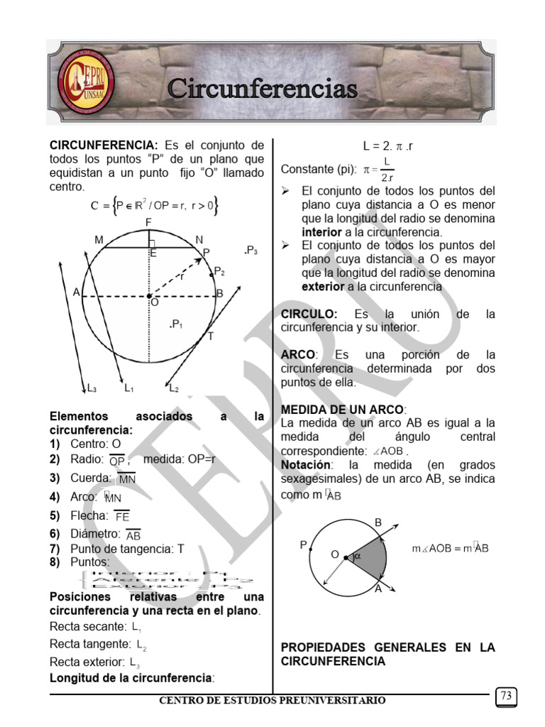 C8 Circunferencias | PDF