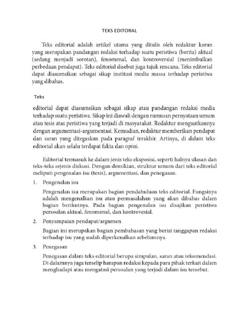 Teks Editorial 1602663618 | PDF