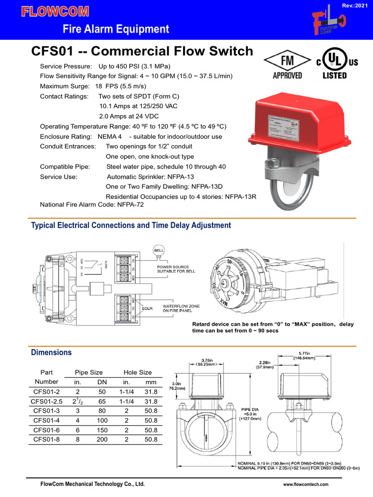 Detector Flujo Flowcom | PDF