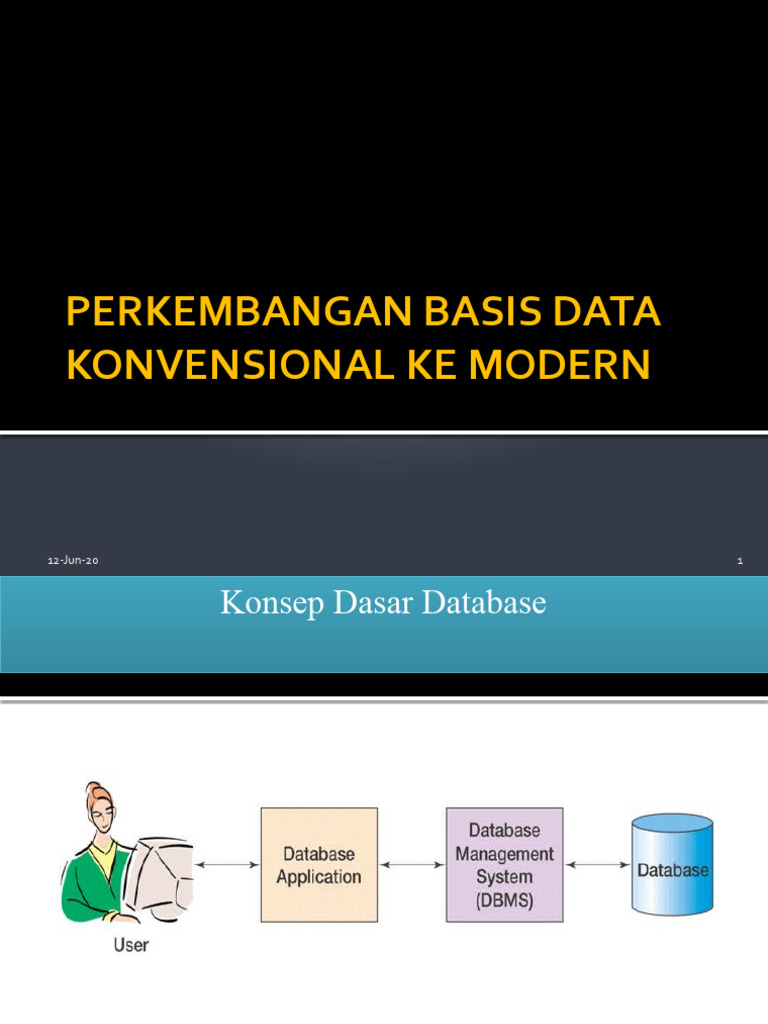 13-Perkembangan Basis Data Konvensional Ke Modern | PDF | Komputer