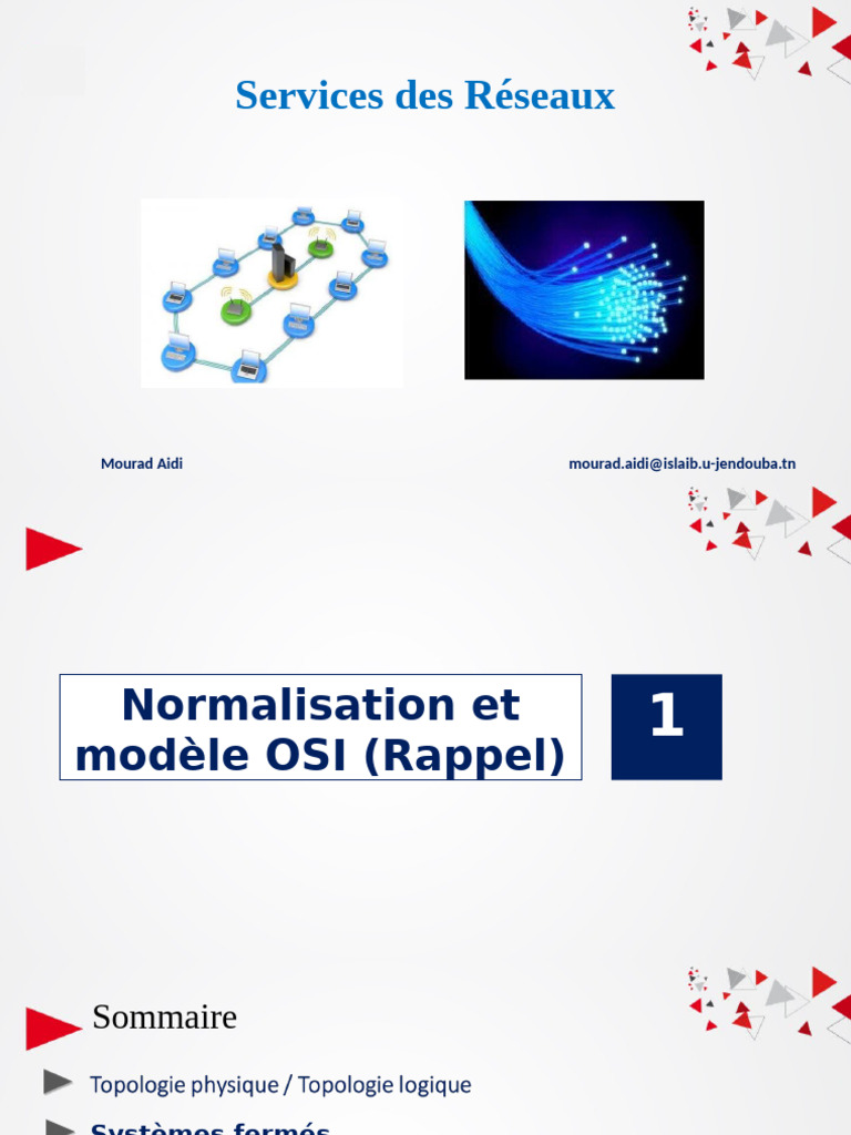 Chapitre 1 Introduction OSI TCP | PDF