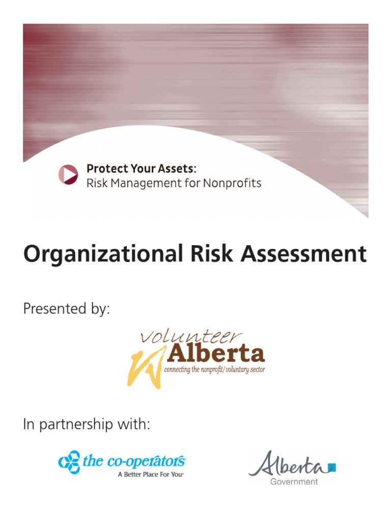Alberta Organizational Risk Assesment | PDF
