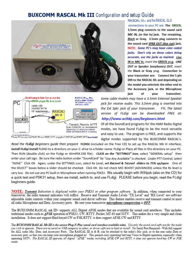 Rascal Fldigi Quickstart | PDF