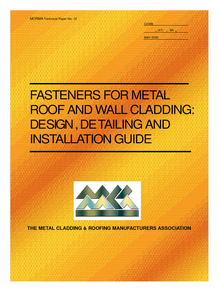 Guide For Fasteners Mcrma - t10 | PDF | Technology & Engineering