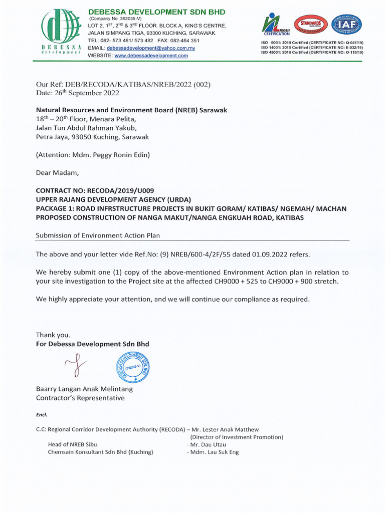 NREB 2022 (002) Environment Action Plan | PDF