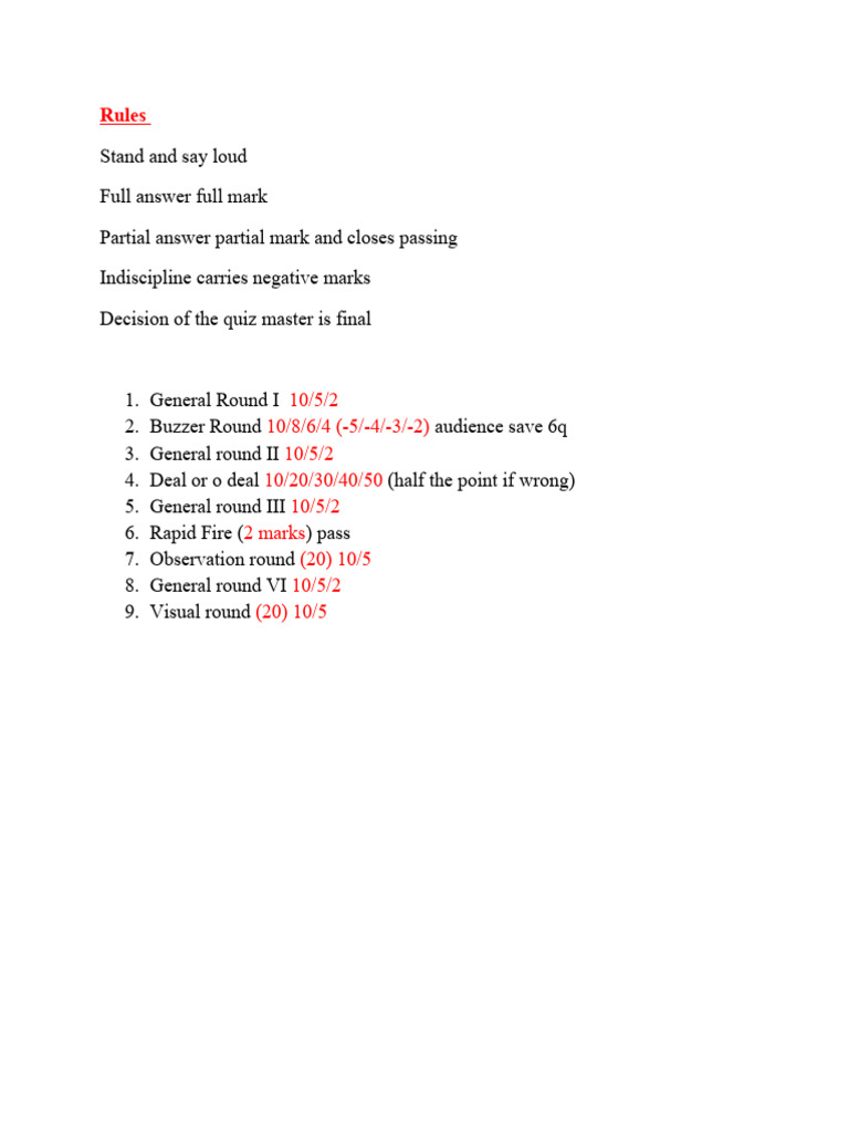 Quiz Q | PDF Quiz Q | PDF