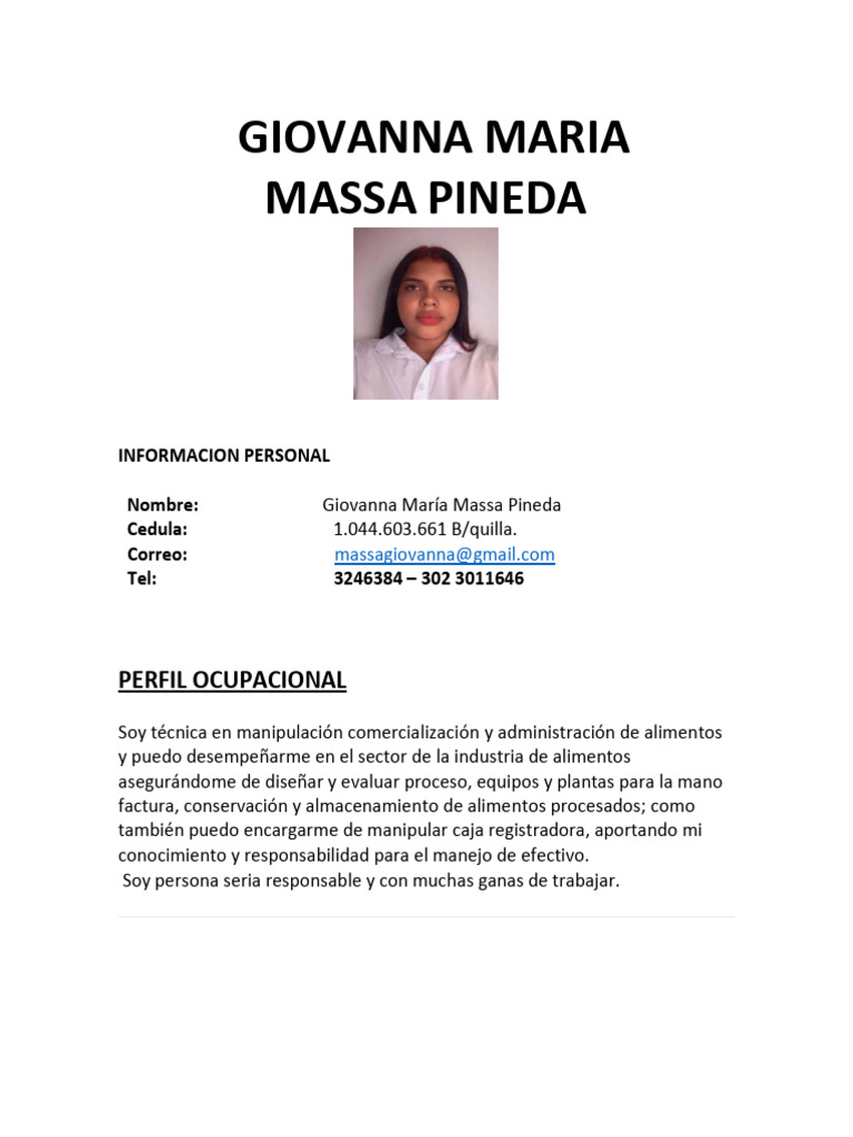 Giovanna Maria Pineda | PDF | Business