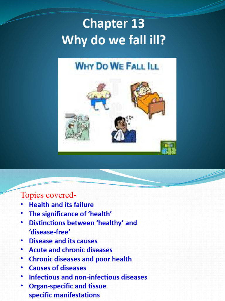 Why Do We Fall Ill - PPT 1 | PDF | Hygiene | Chronic Condition