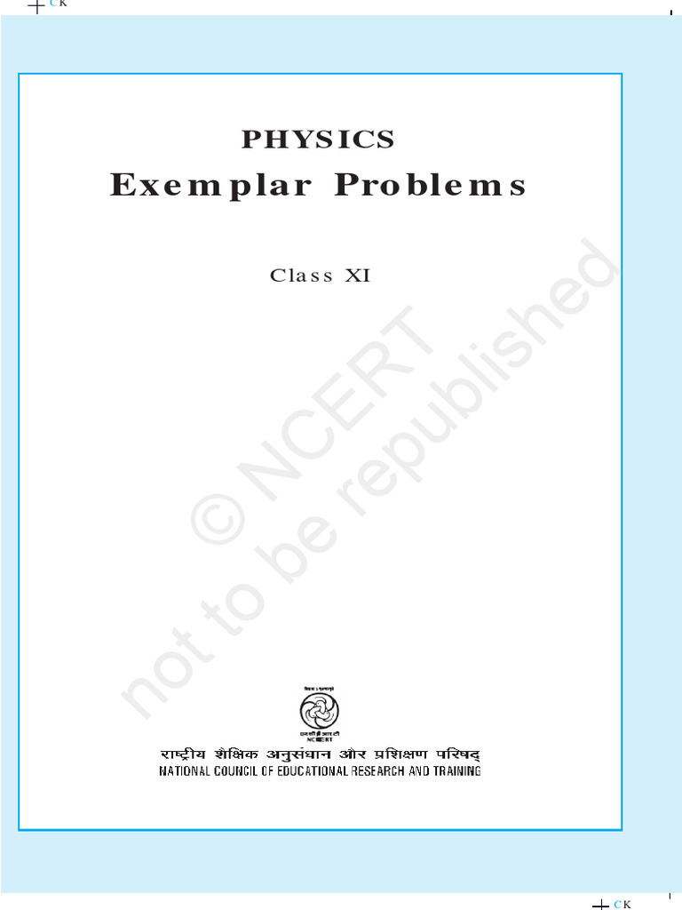 Physics Exemplar | PDF