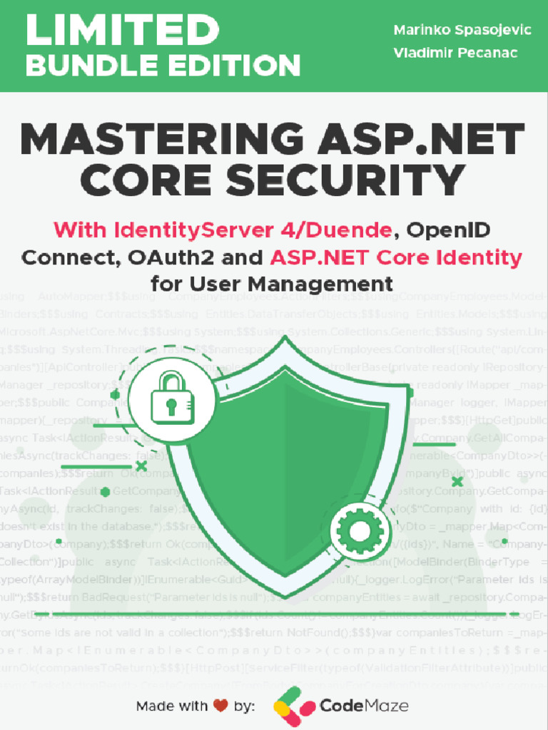 Bonus 6 - Mastering ASP - NET Core Security | PDF | Login | Security