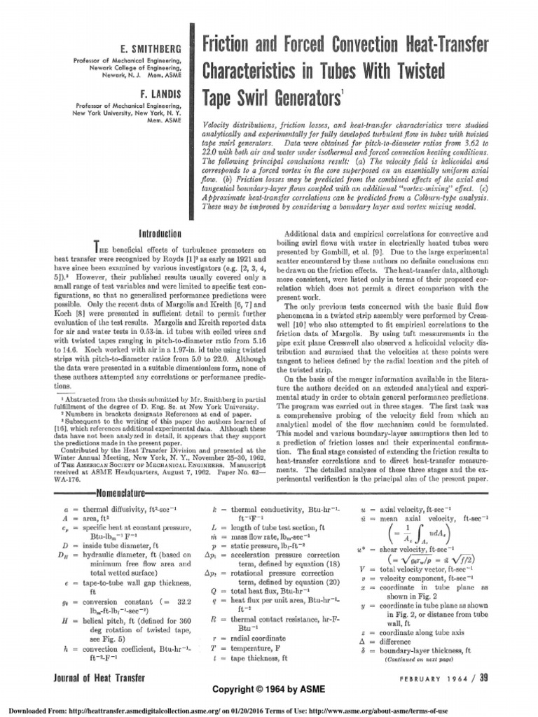 Smithberg 1964 | PDF