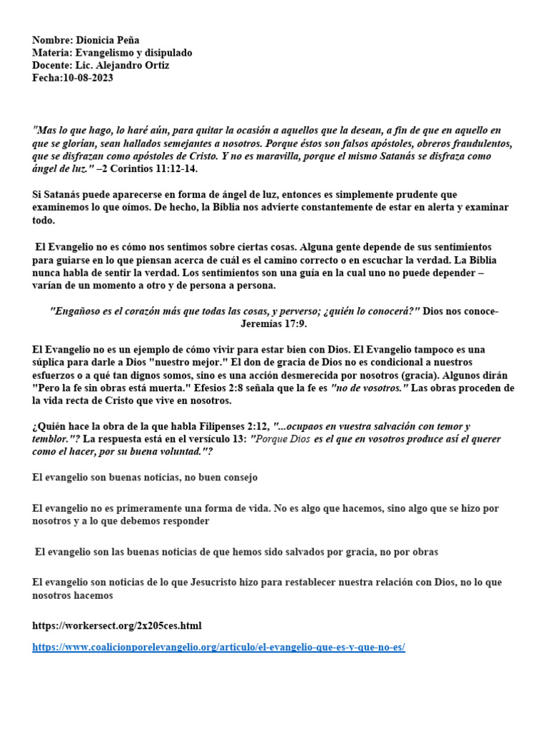 Evangesmo 10-08-2023 | PDF Evangesmo 10-08-2023 | PDF