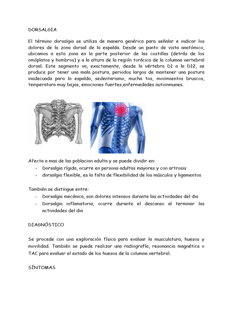 DORSALGIA | PDF