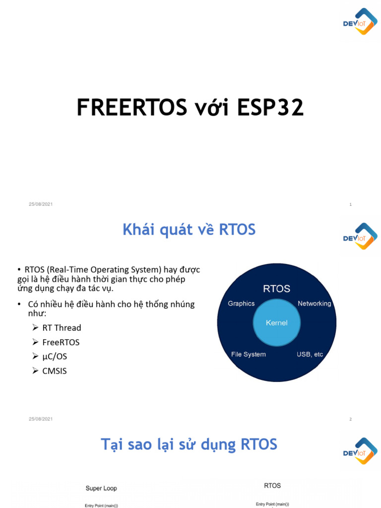 FREERTOS V I ESP32 | PDF