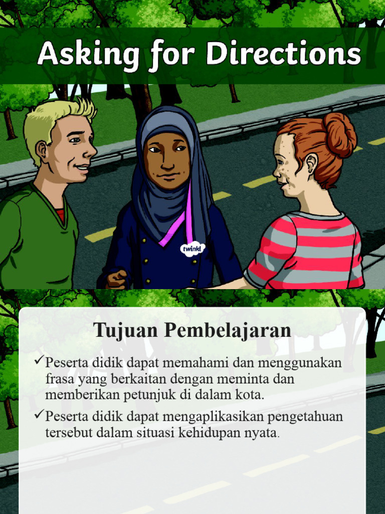 Asking and Giving Directions in English | PDF