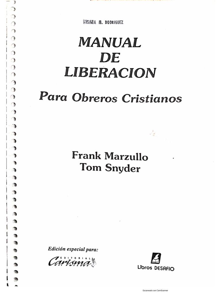 Manual de Liberacion para Obreros Cristianos | PDF Manual de Liberacion para Obreros Cristianos | PDF