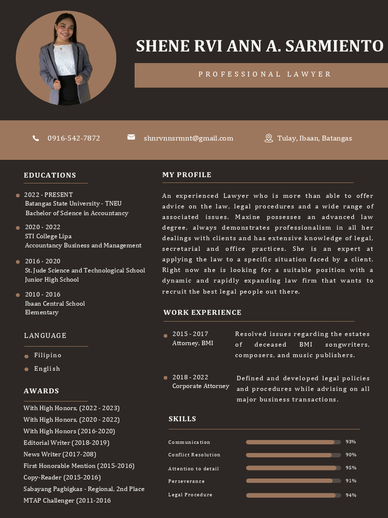 Sarmiento Shene Rvi Ann a. | PDF