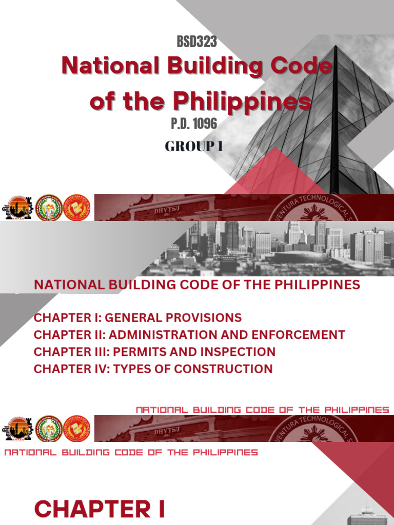 National Building Code of The Philippines PD 1096 Group 1 | PDF
